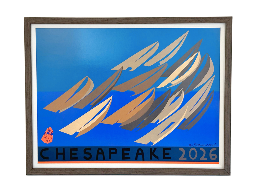 The 2026 Annual Chesapeake Poster, FRAME ONLY V.2 – Nancy Hammond Editions