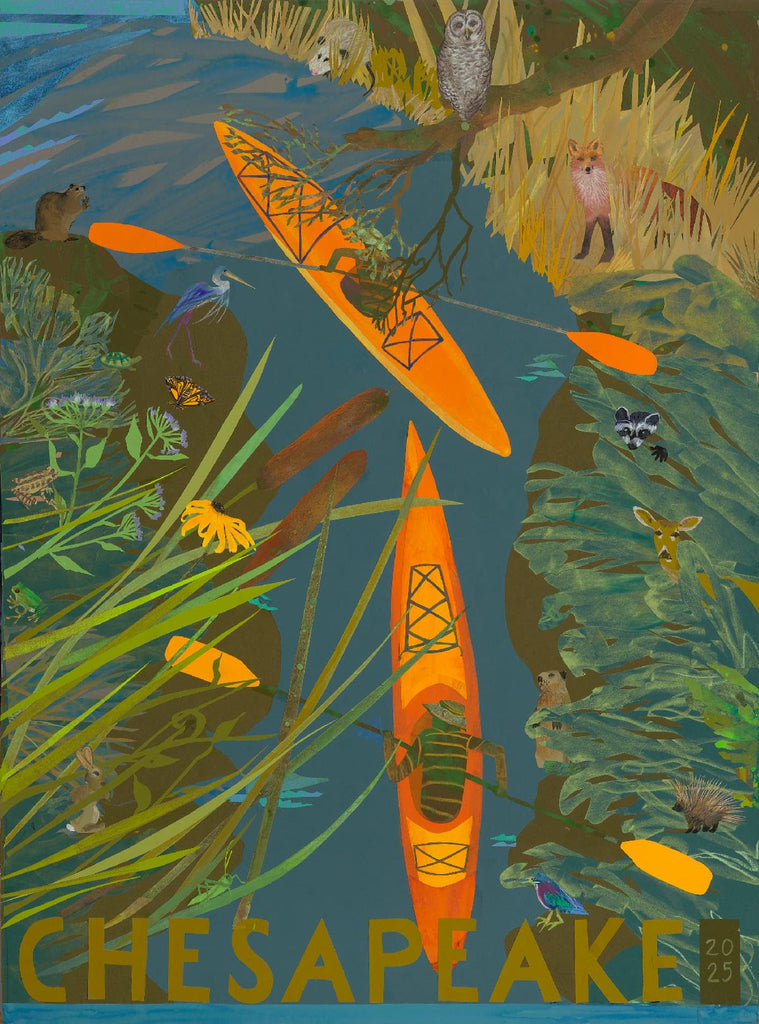 2025 Annual Poster, Creek Life – Nancy Hammond Editions